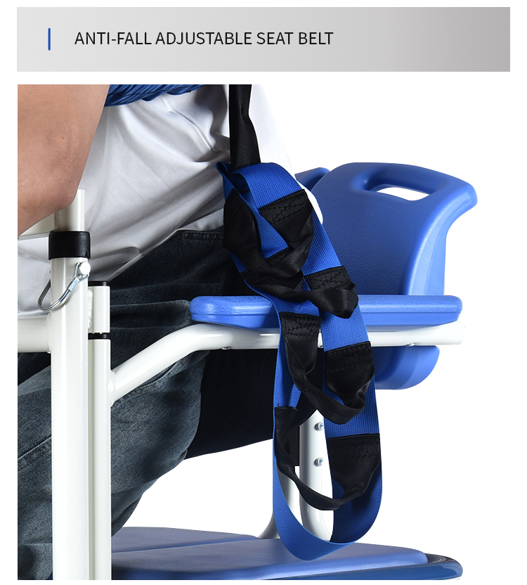Hydraulic Commode Transfer Chair for Patient Mobility