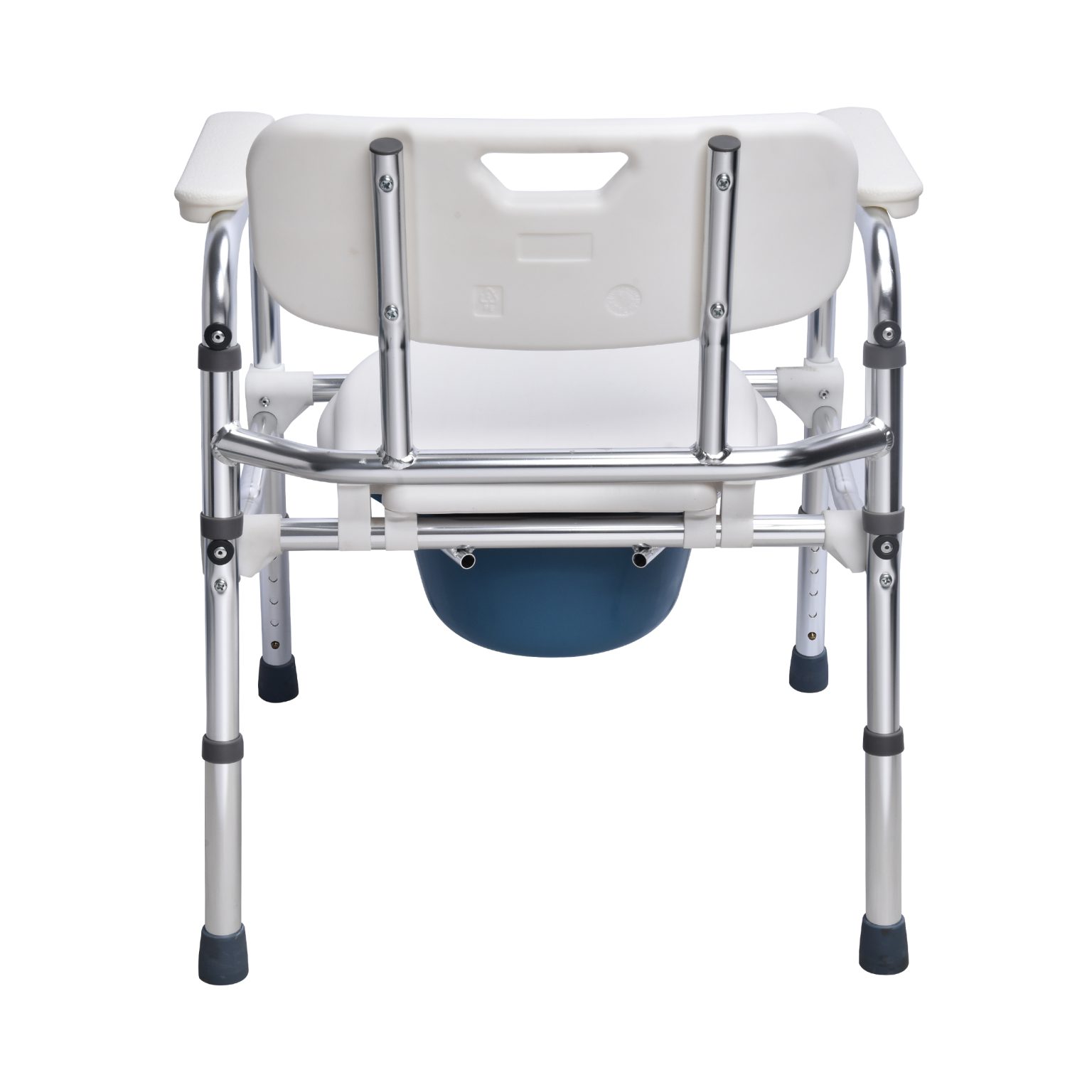 Adjustable Aluminum Commode Chair without Wheels KDB Medical